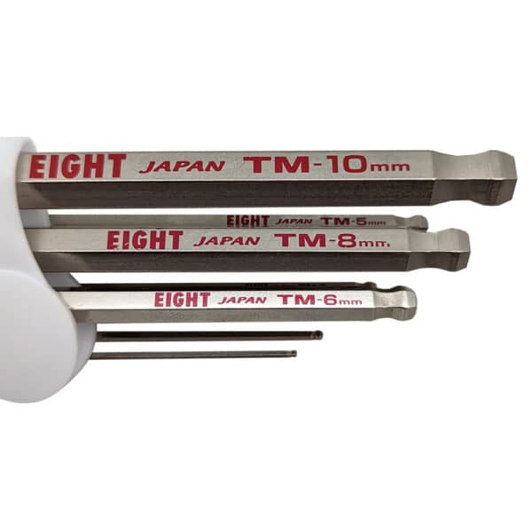 Eight Tool TTS-9 - 9 Piece Stubby Hexagon Wrench Set - Unique Prints